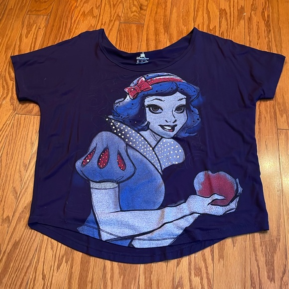 Disney | Tops | Disneys Snow White Sparkling Top | Poshmark
